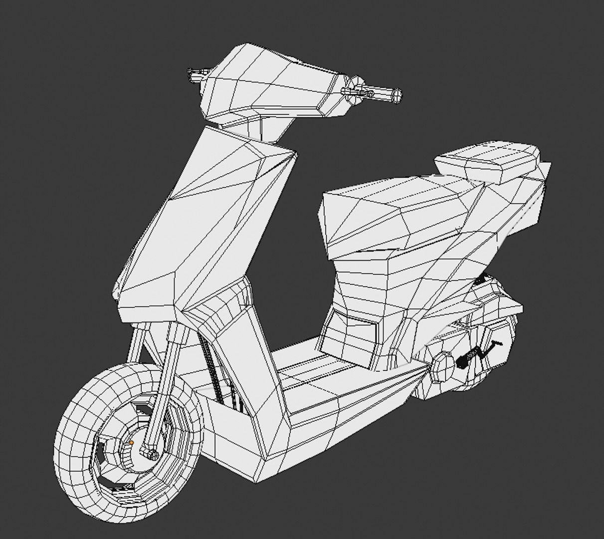 Scooter Unwraped Overlaping 3D - TurboSquid 1467383