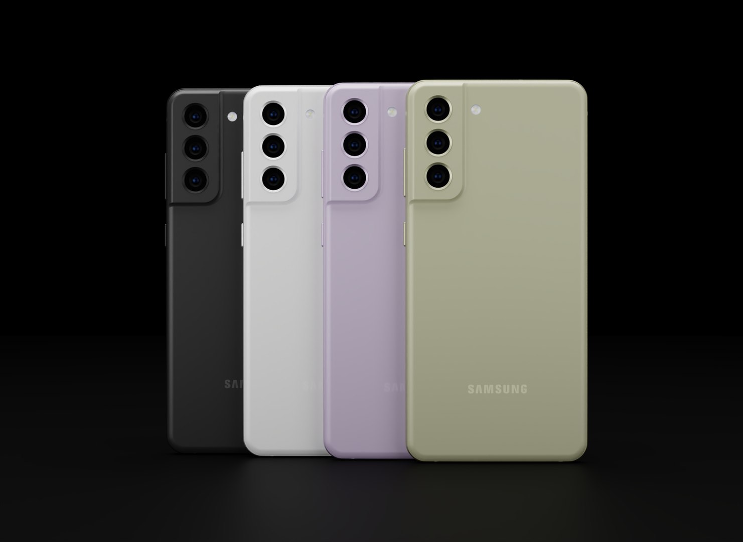 Samsung Galaxy S21 FE 5G In Official Colors 3D Model - TurboSquid 1844081