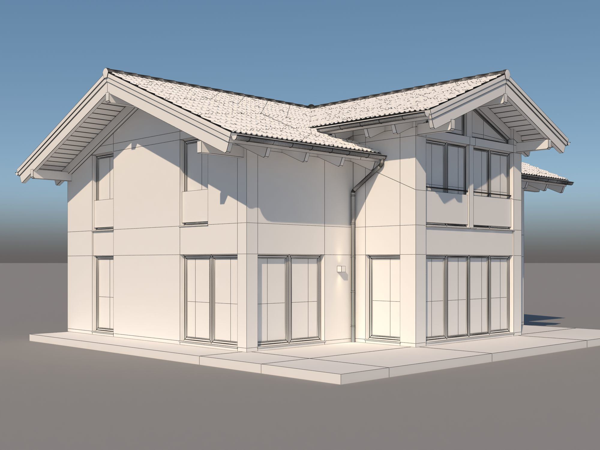 House building architecture 3D - TurboSquid 1652208