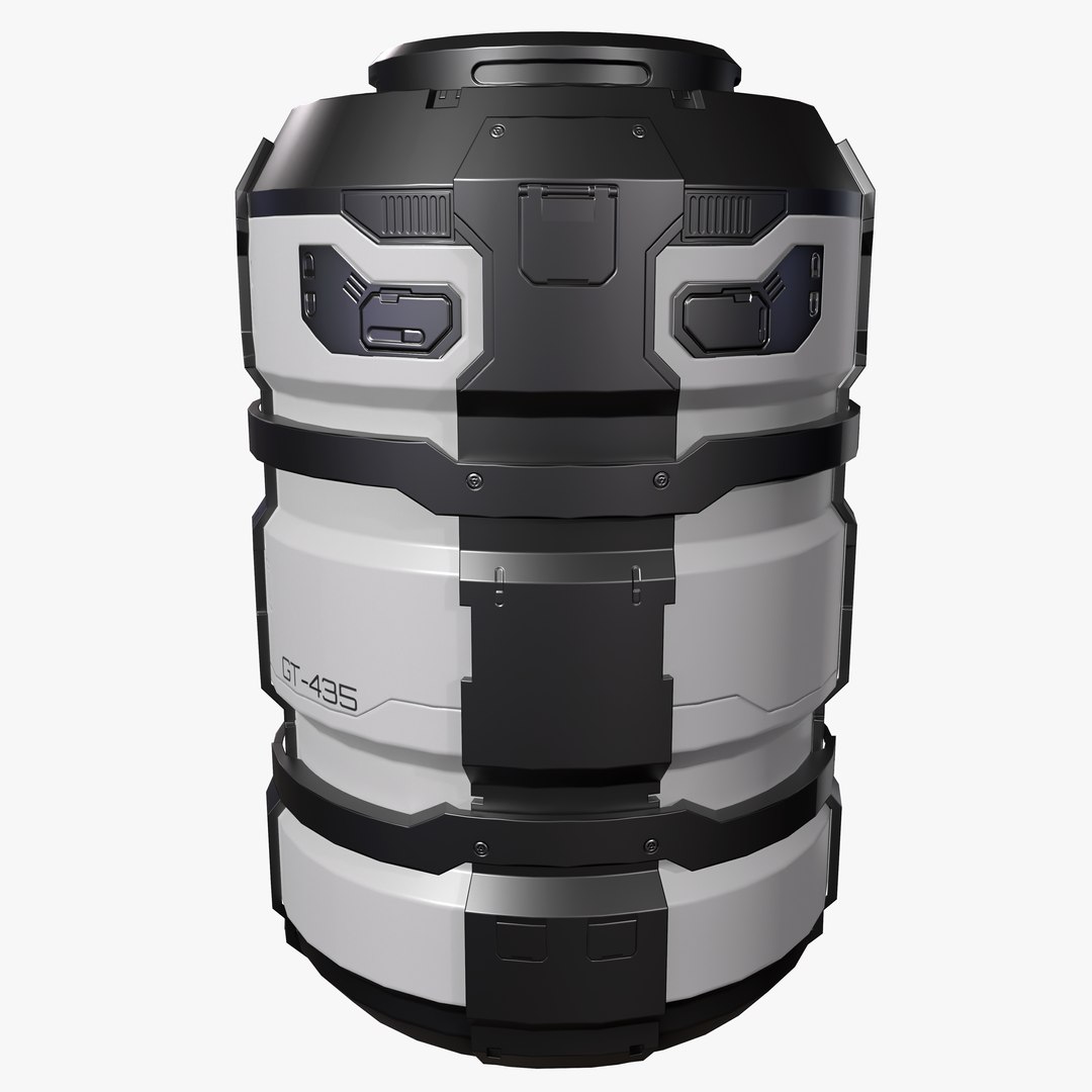 Sci-fi Barrel 3D - TurboSquid 2019356