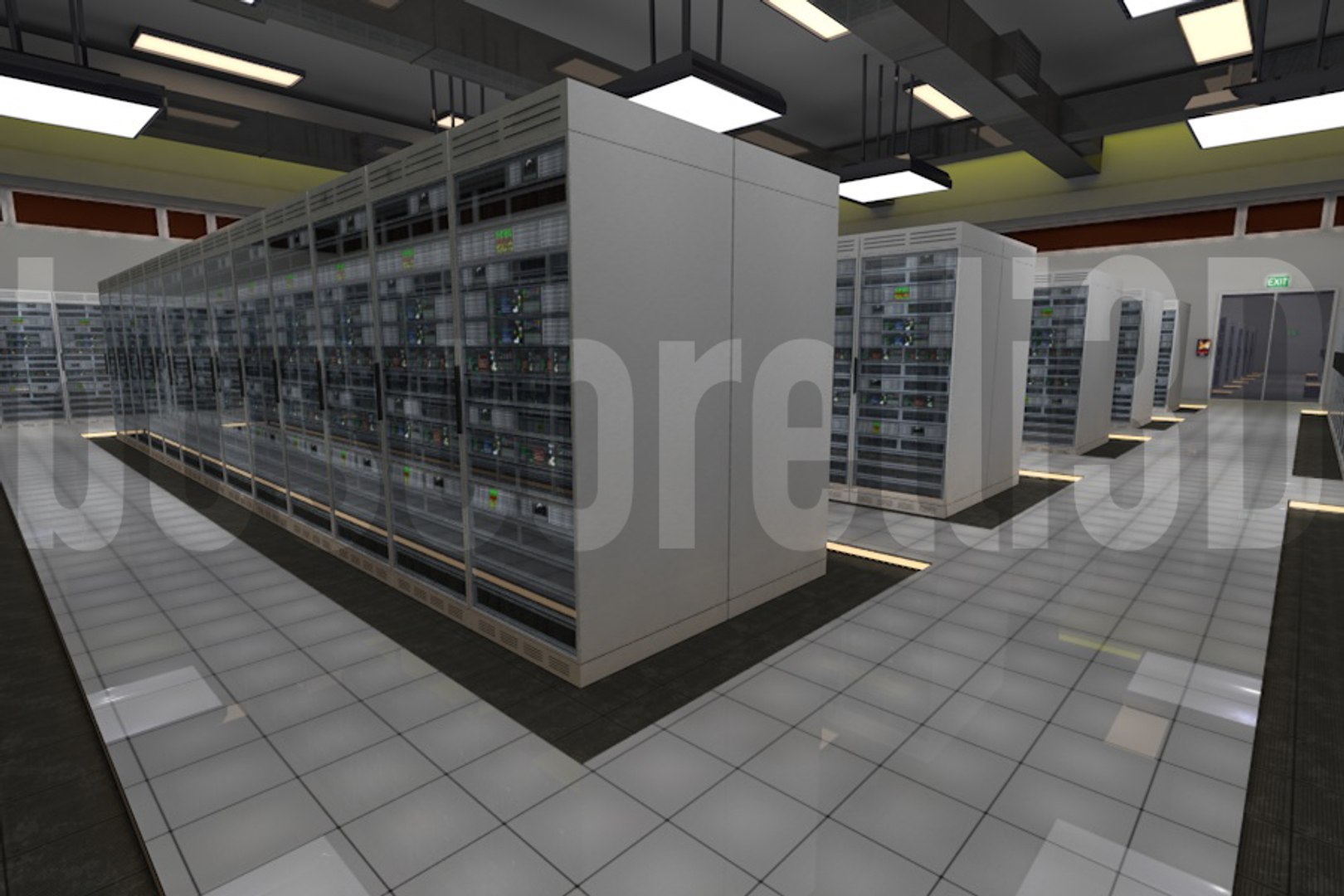 Render Room Rack 3ds
