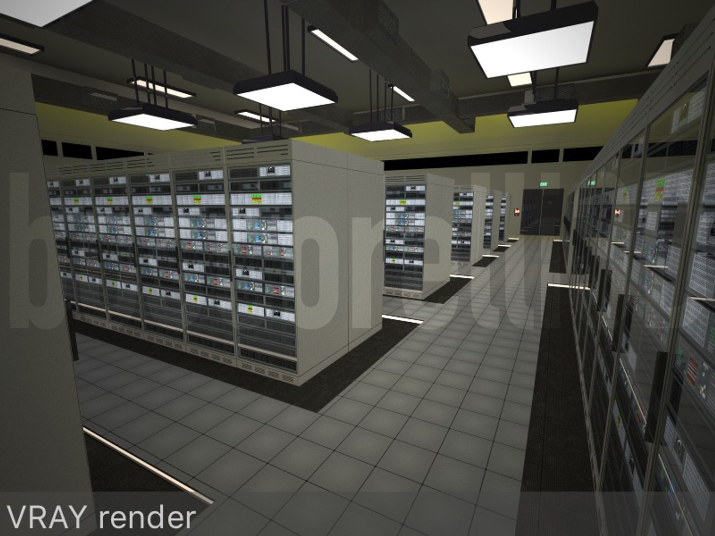 Render Room Rack 3ds