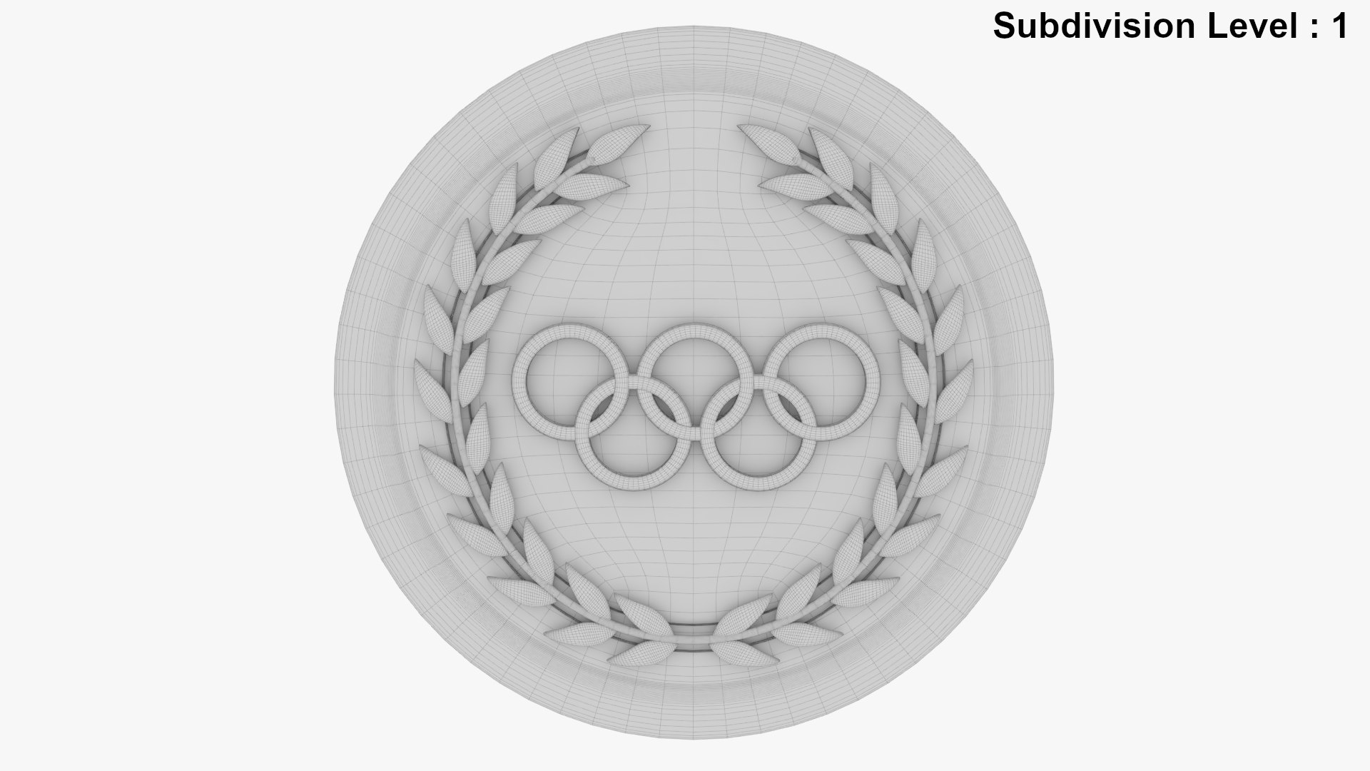 Olympic Games Rings Shield 3D - TurboSquid 1614114