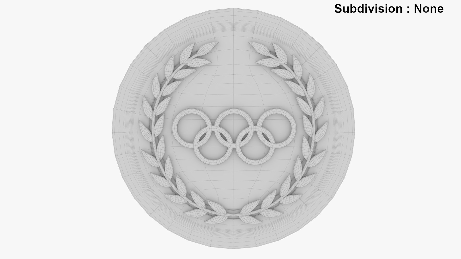 Olympic Games Rings Shield 3D - TurboSquid 1614114