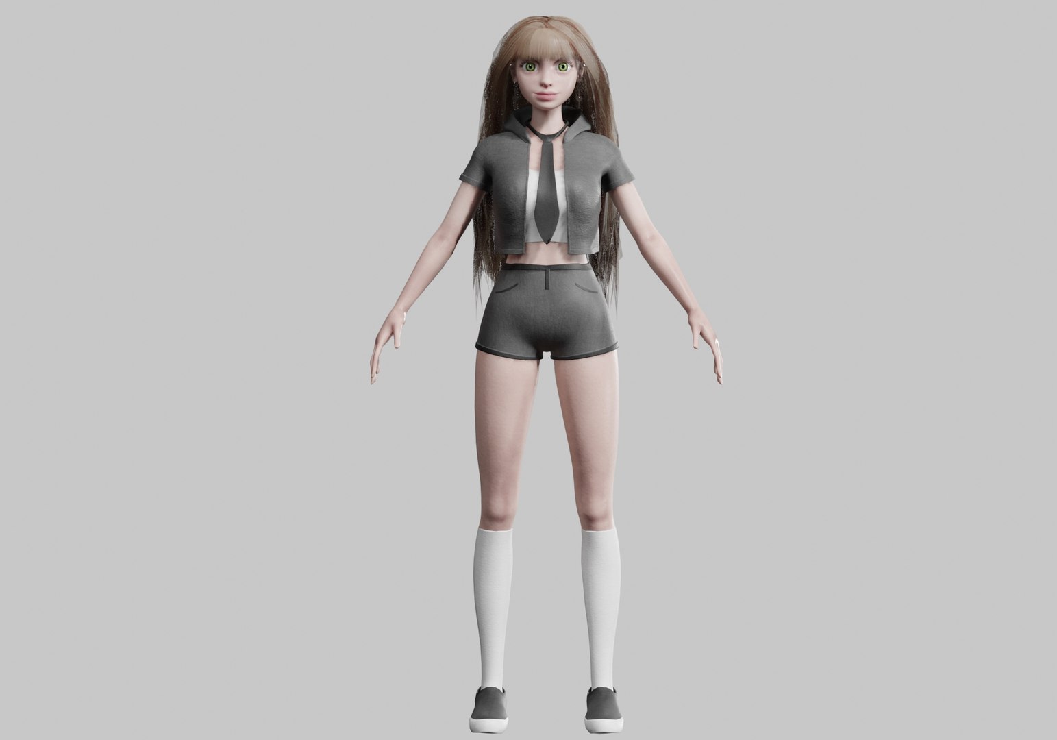 3D Basic Cute Woman V37088 Model - TurboSquid 2280930