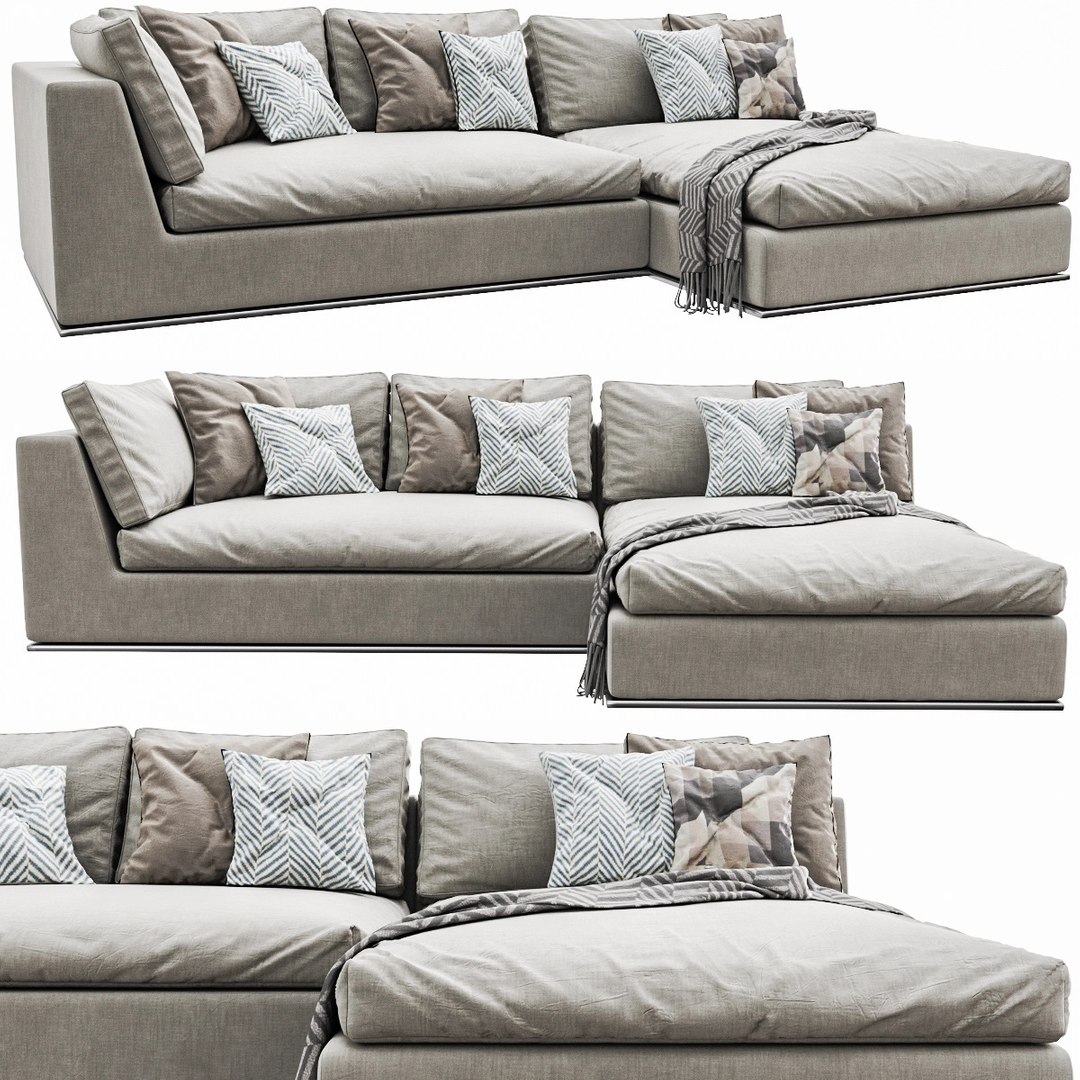 Hamilton corner sofa 3D model - TurboSquid 1410107