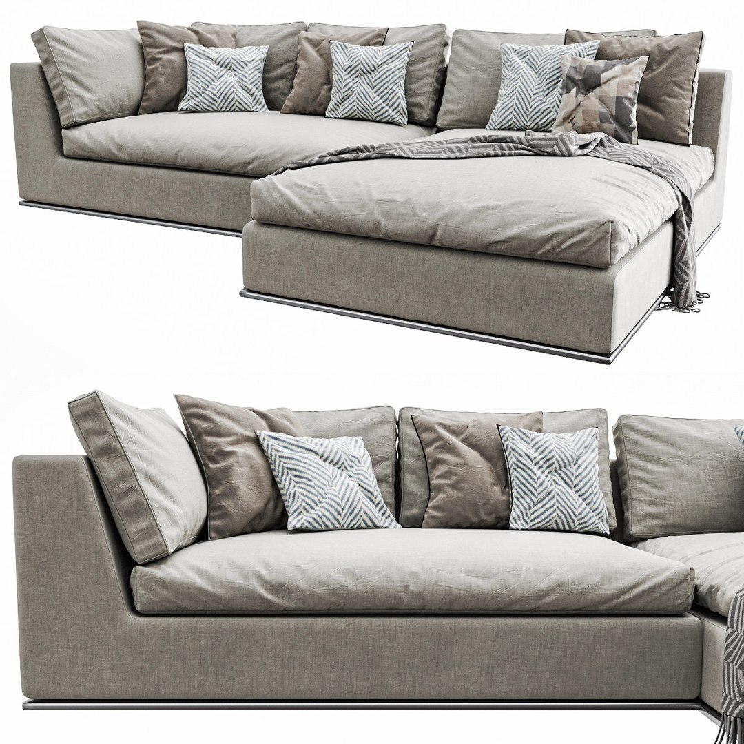 Hamilton Corner Sofa 3D Model - TurboSquid 1410107