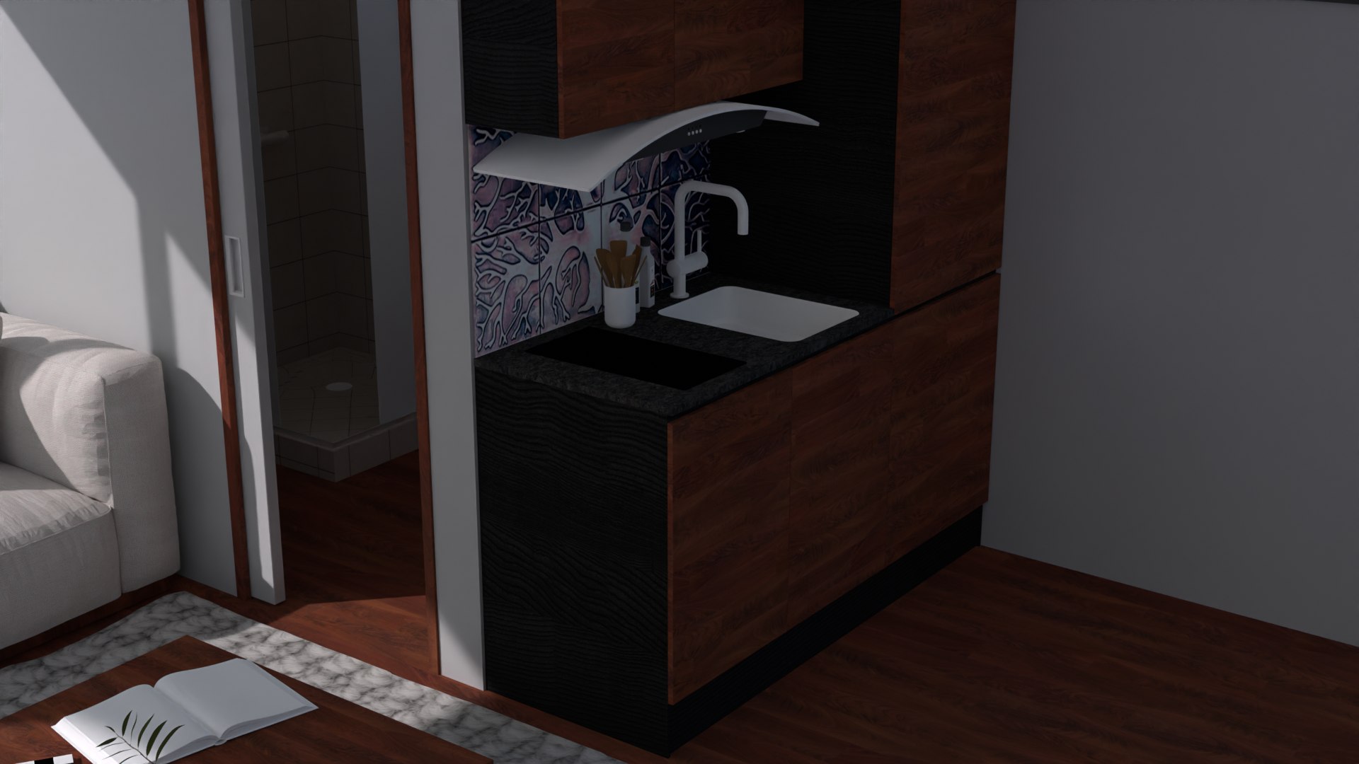 Beautiful Modern Panel House With Interior 3D Model - TurboSquid 2212970