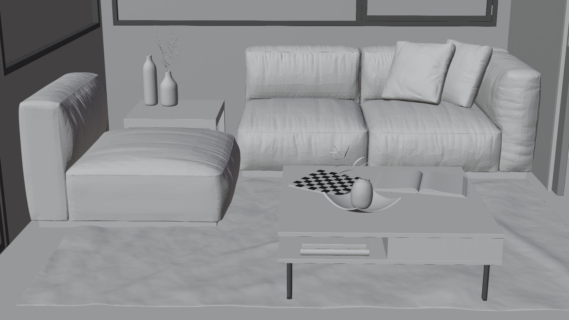 Beautiful Modern Panel House With Interior 3D Model - TurboSquid 2212970
