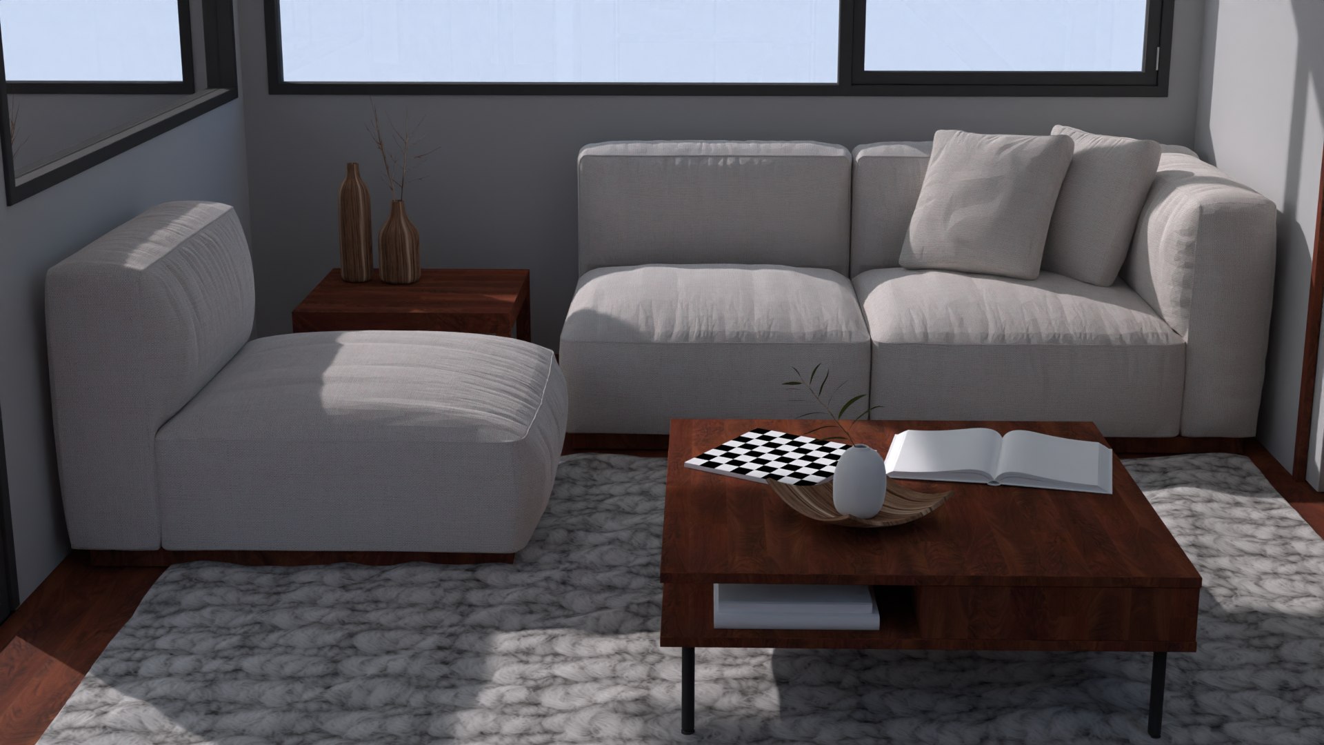 Beautiful Modern Panel House With Interior 3D Model - TurboSquid 2212970