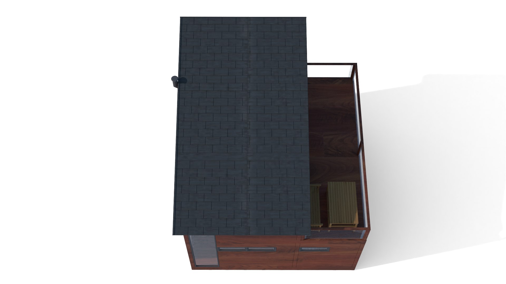 Beautiful Modern Panel House With Interior 3D Model - TurboSquid 2212970