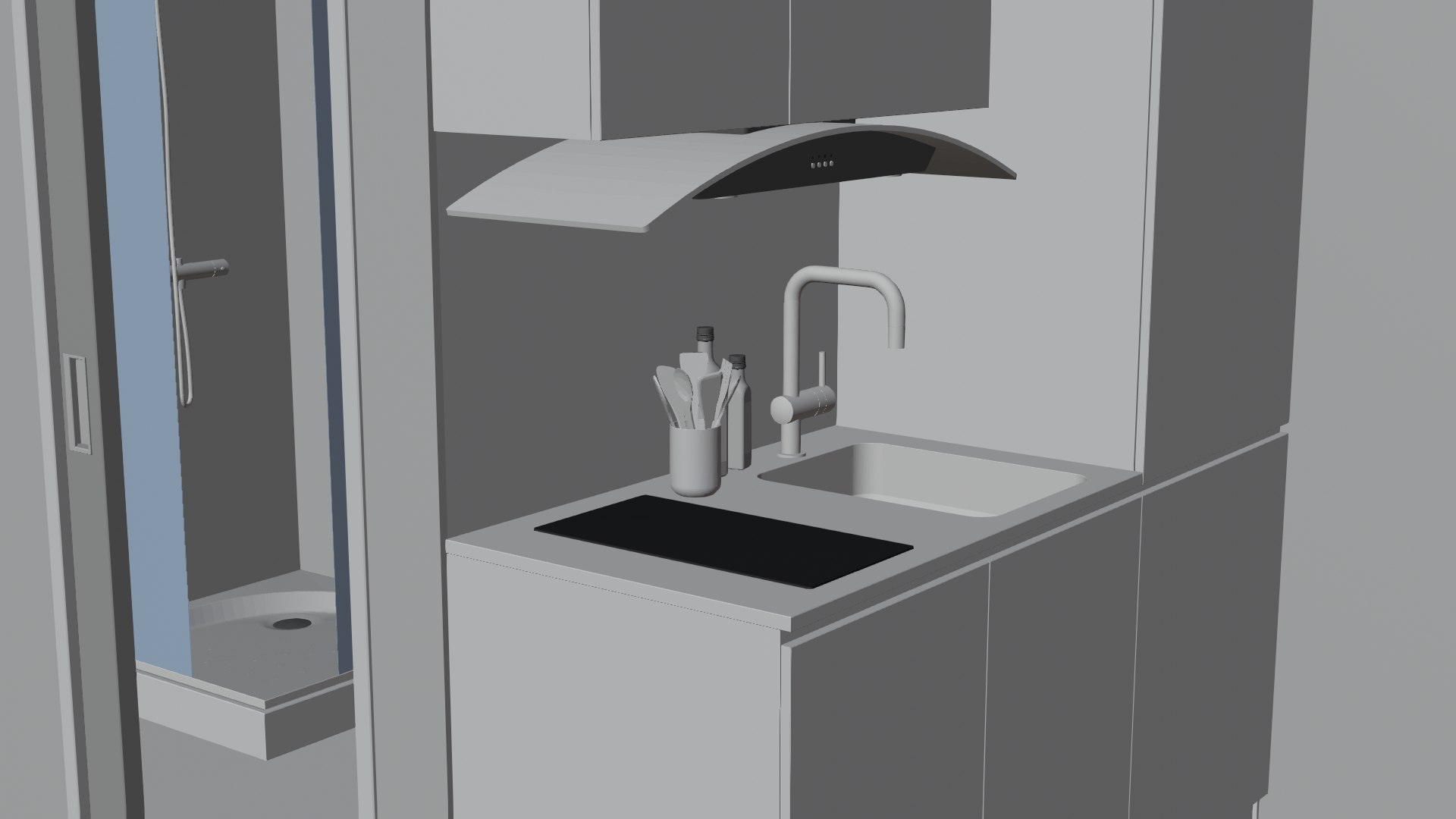 Beautiful Modern Panel House With Interior 3D Model - TurboSquid 2212970