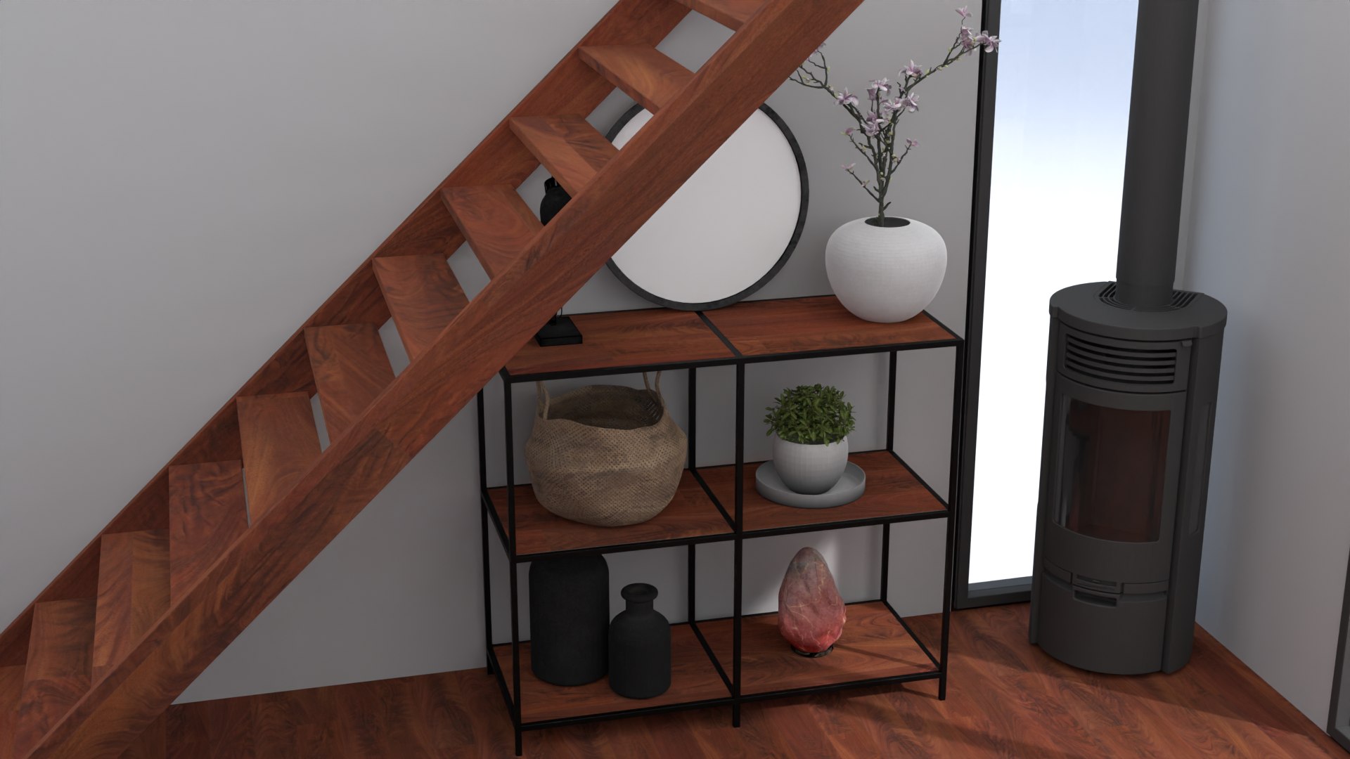 Beautiful Modern Panel House With Interior 3D Model - TurboSquid 2212970