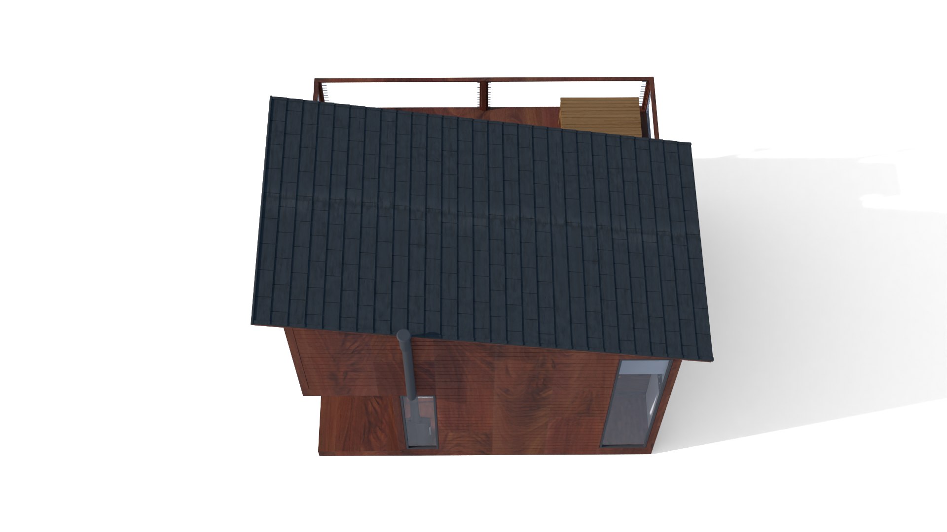 Beautiful Modern Panel House With Interior 3D Model - TurboSquid 2212970