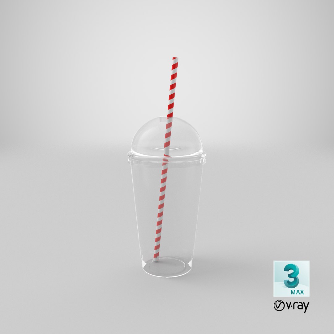 Cup Milkshake 3D Model - TurboSquid 1395868