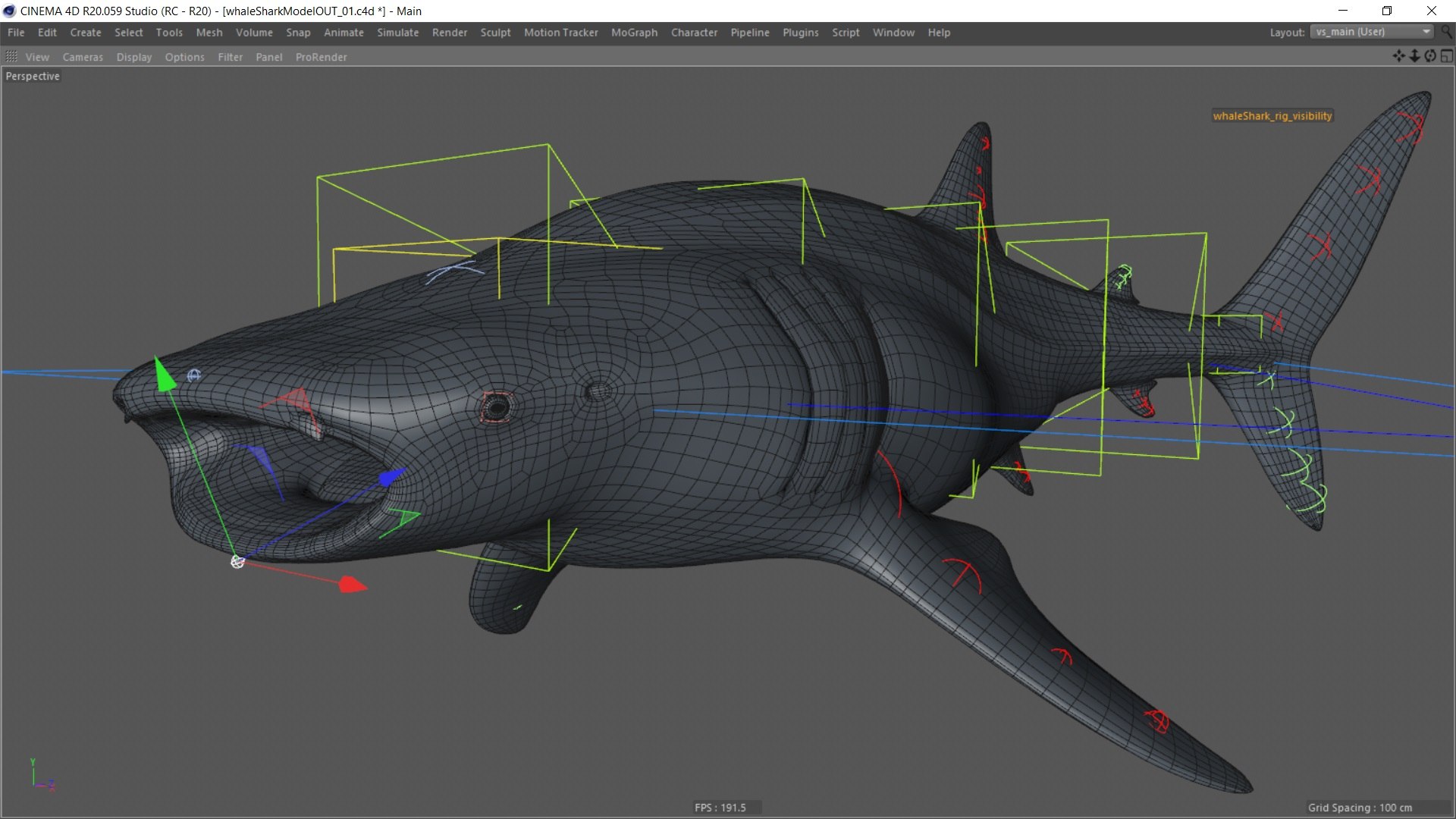 Realistic Whale Shark Rigged 3D Model - TurboSquid 1502370