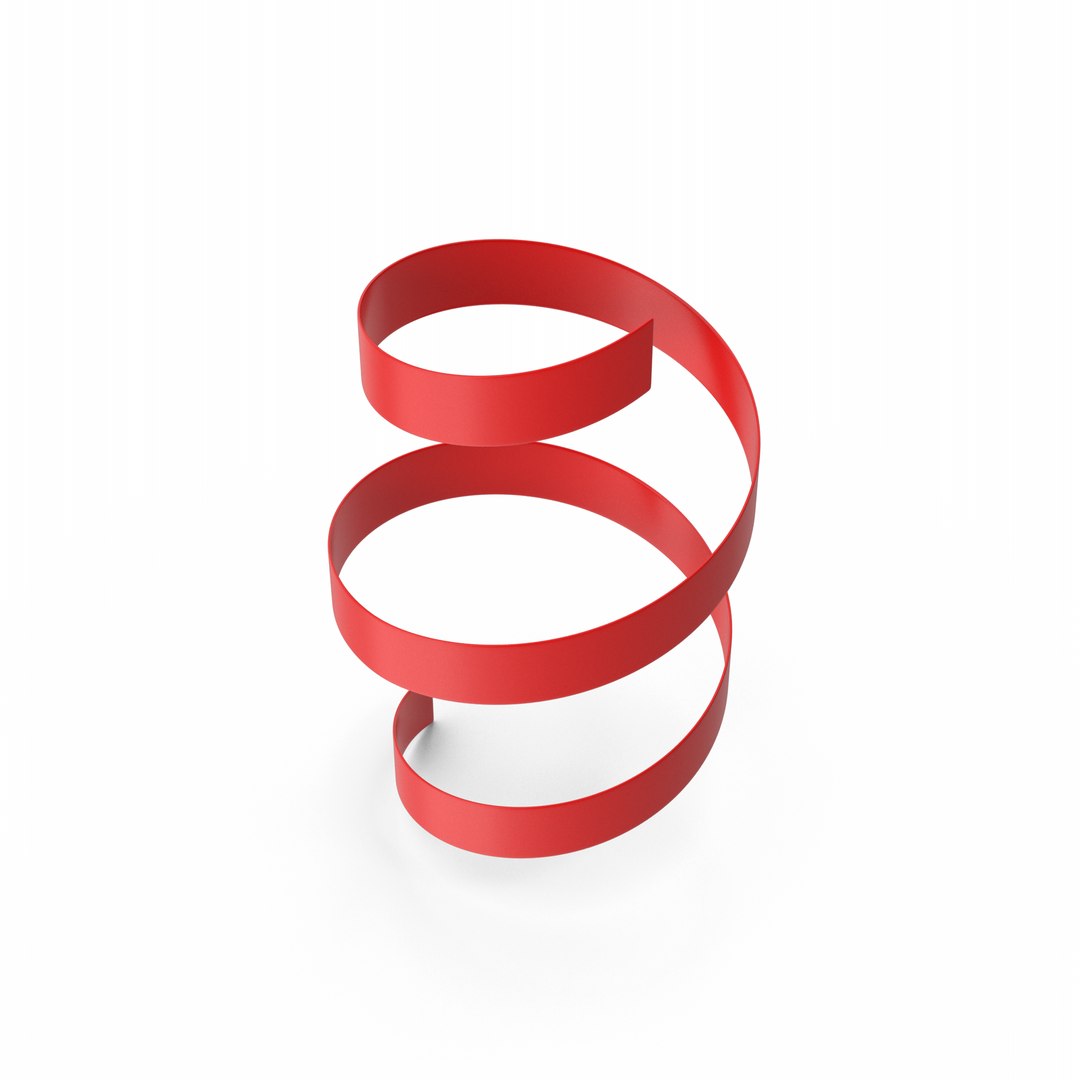 3D Curly Ribbons Collection - TurboSquid 2213437