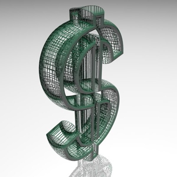3d model dollar