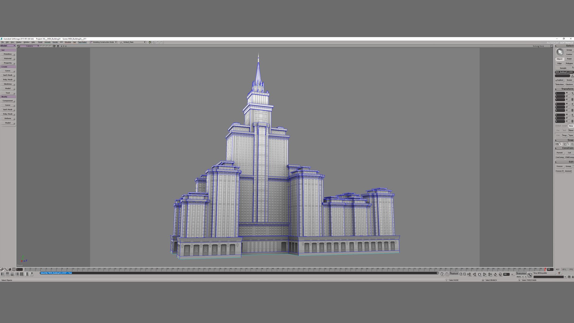 Triumph Palace Building 3D Model - TurboSquid 1666919