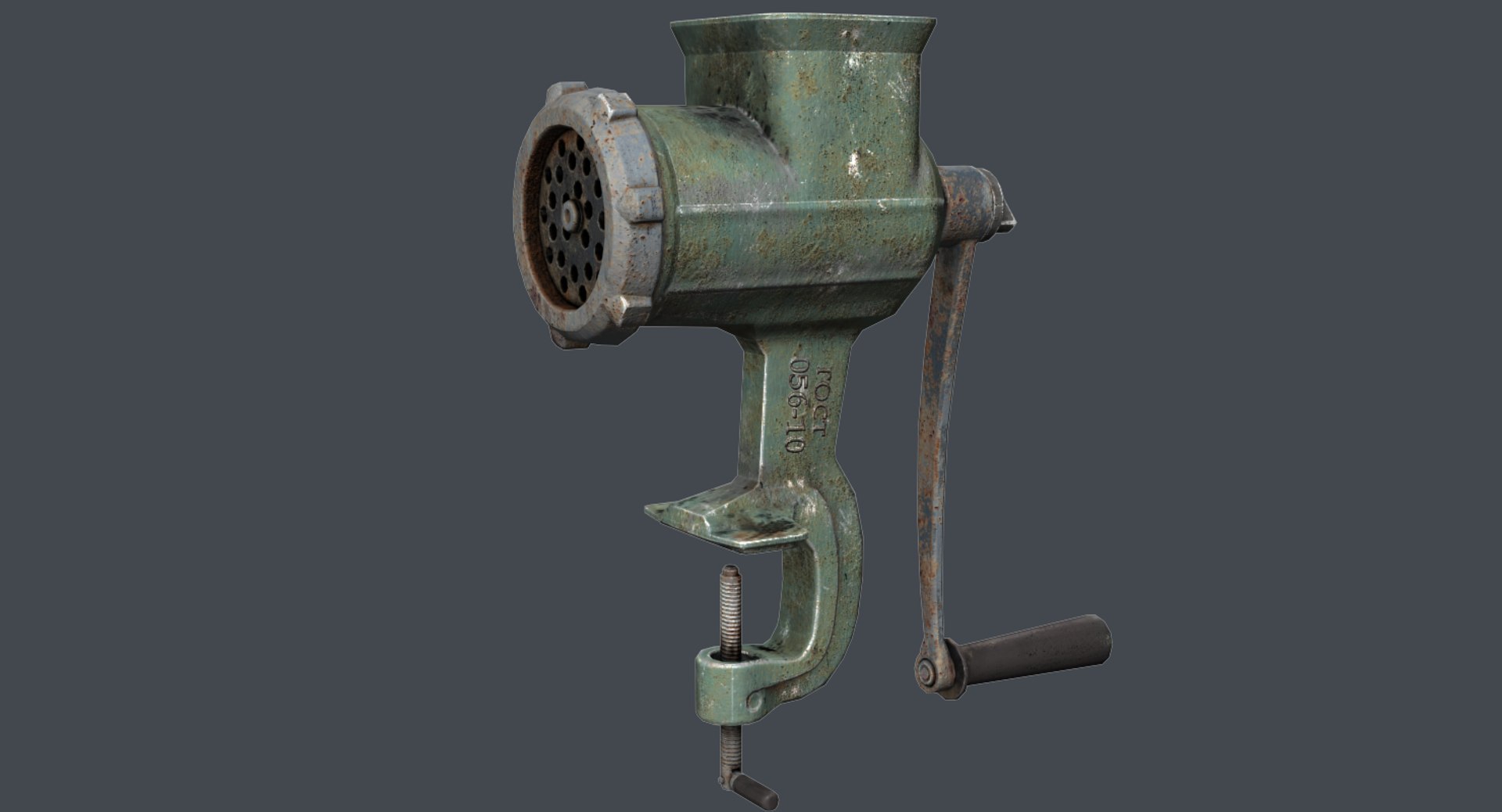 Old Meat Grinder 3D Model - TurboSquid 1296448