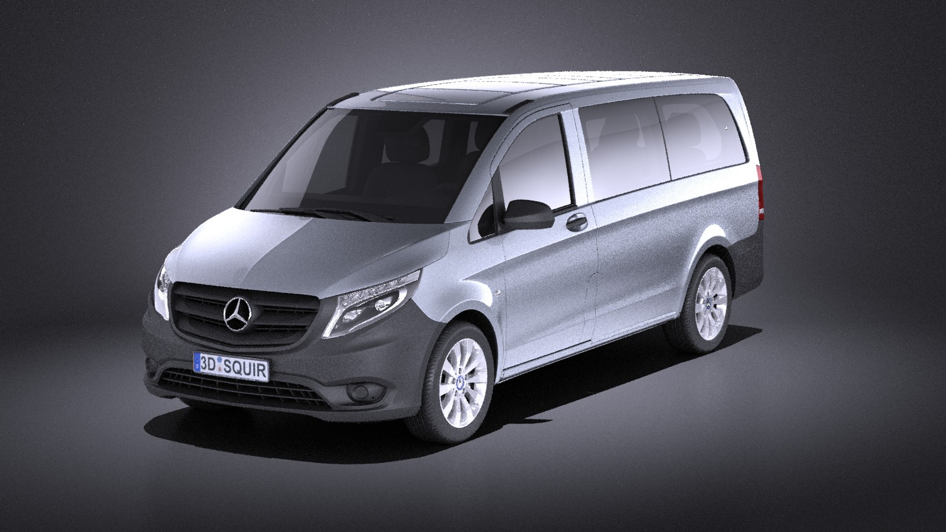 Mercedes-benz tourer 2017 3D model - TurboSquid 1173467