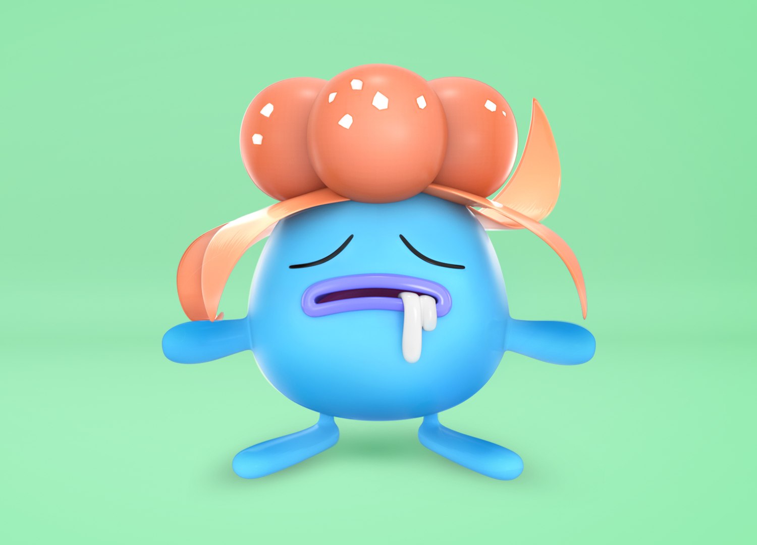 Pokemon Gloom Low-poly 3D model - TurboSquid 2081787