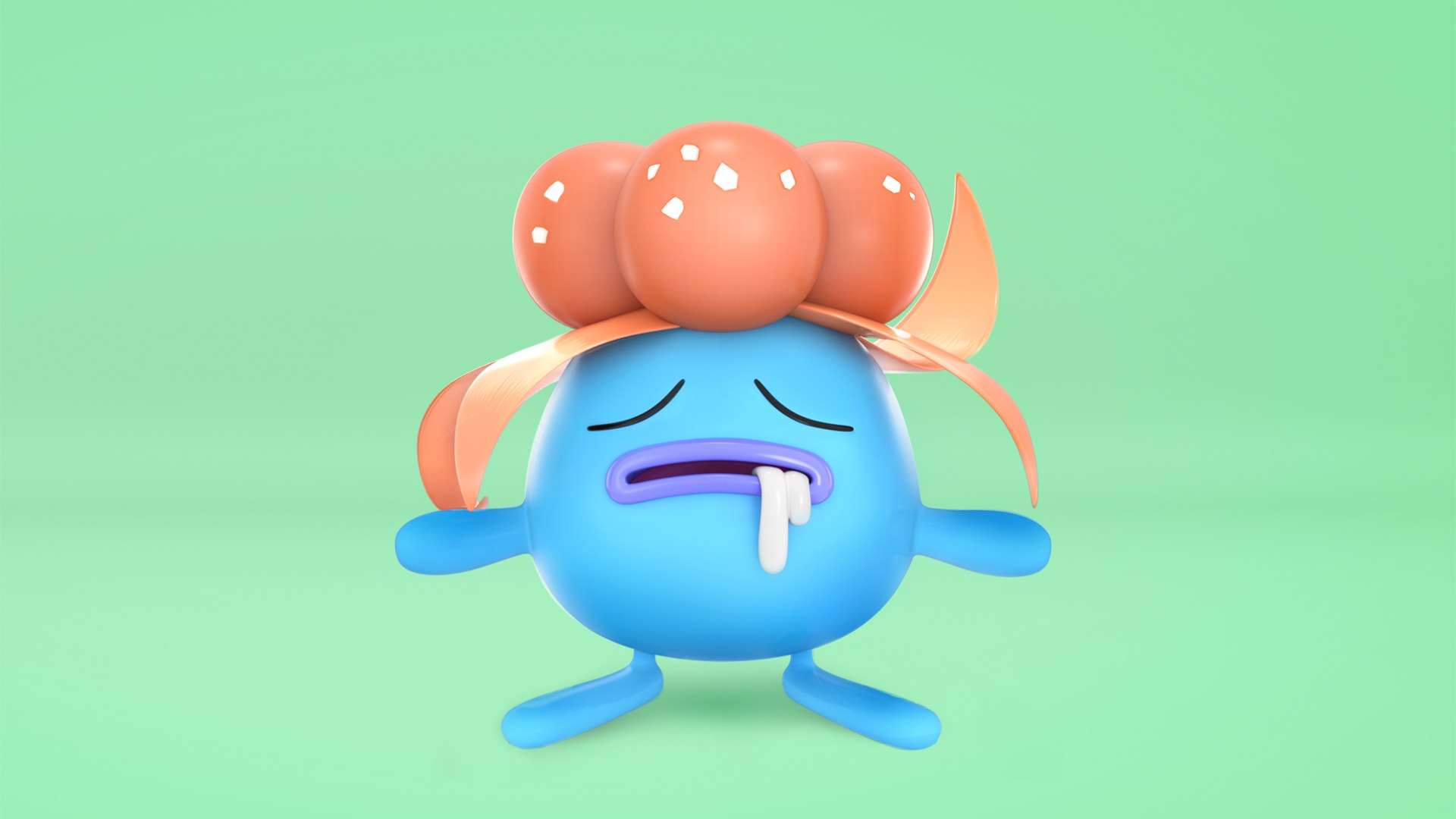 Pokemon Gloom Low-poly 3D Model - TurboSquid 2081787