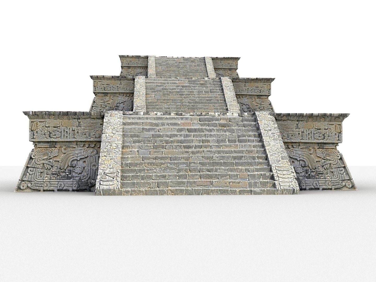 Piramide xochicalco 16k scanned 3D model - TurboSquid 1496475