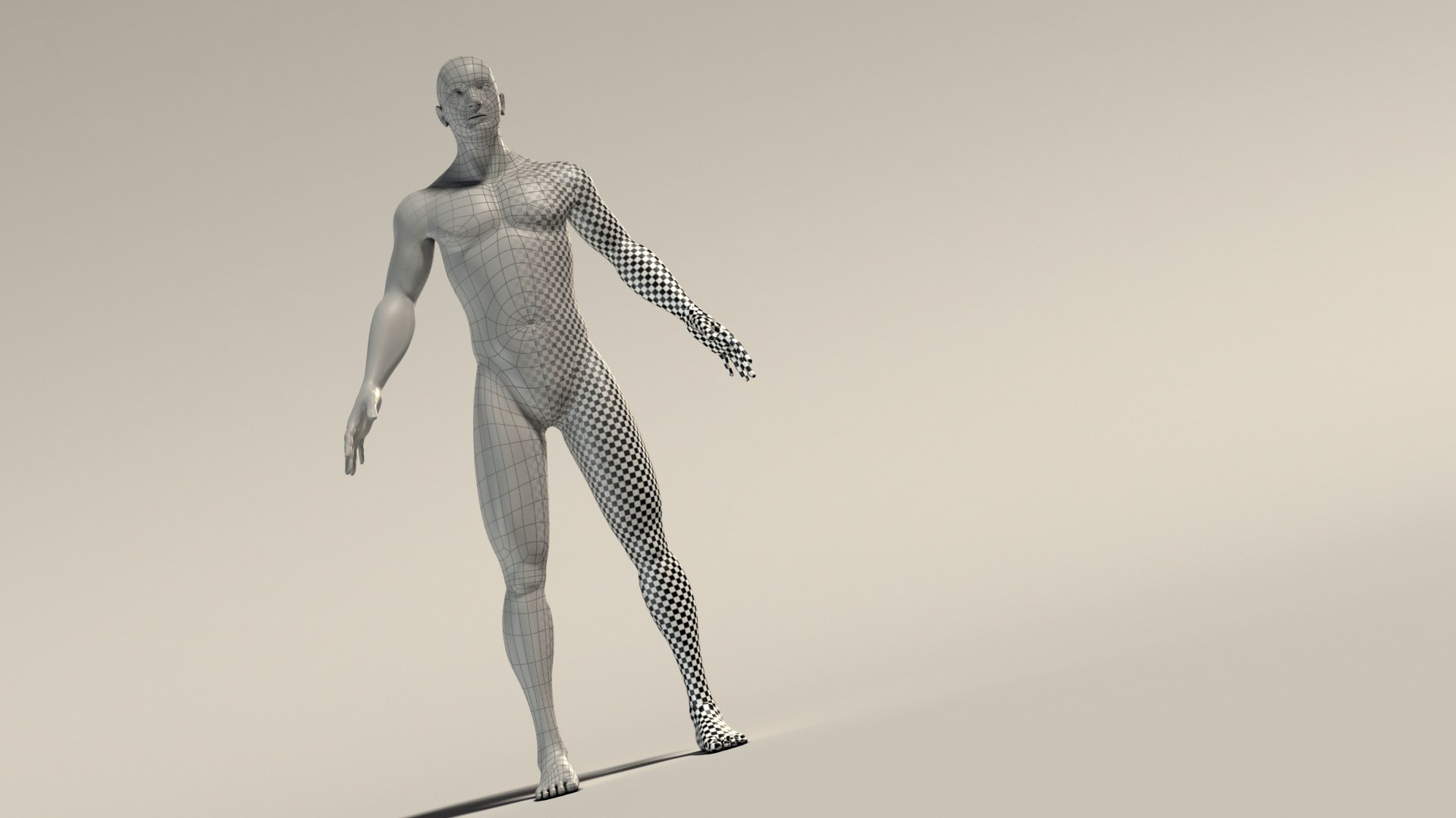 3D Base Mesh Man Muscle Model - TurboSquid 1550169
