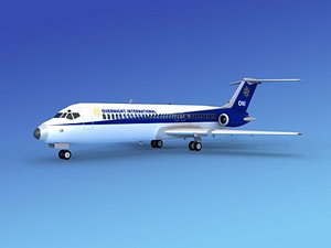 Mcdonnell Douglas Mcdonnell-Douglas-Dc-9 3D Models for Download ...