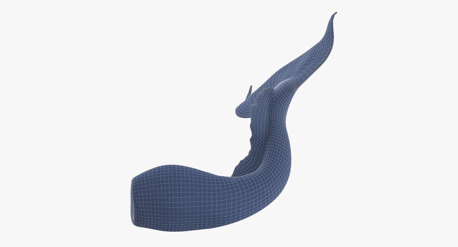 3D model mermaid tail 01 laying - TurboSquid 1243368