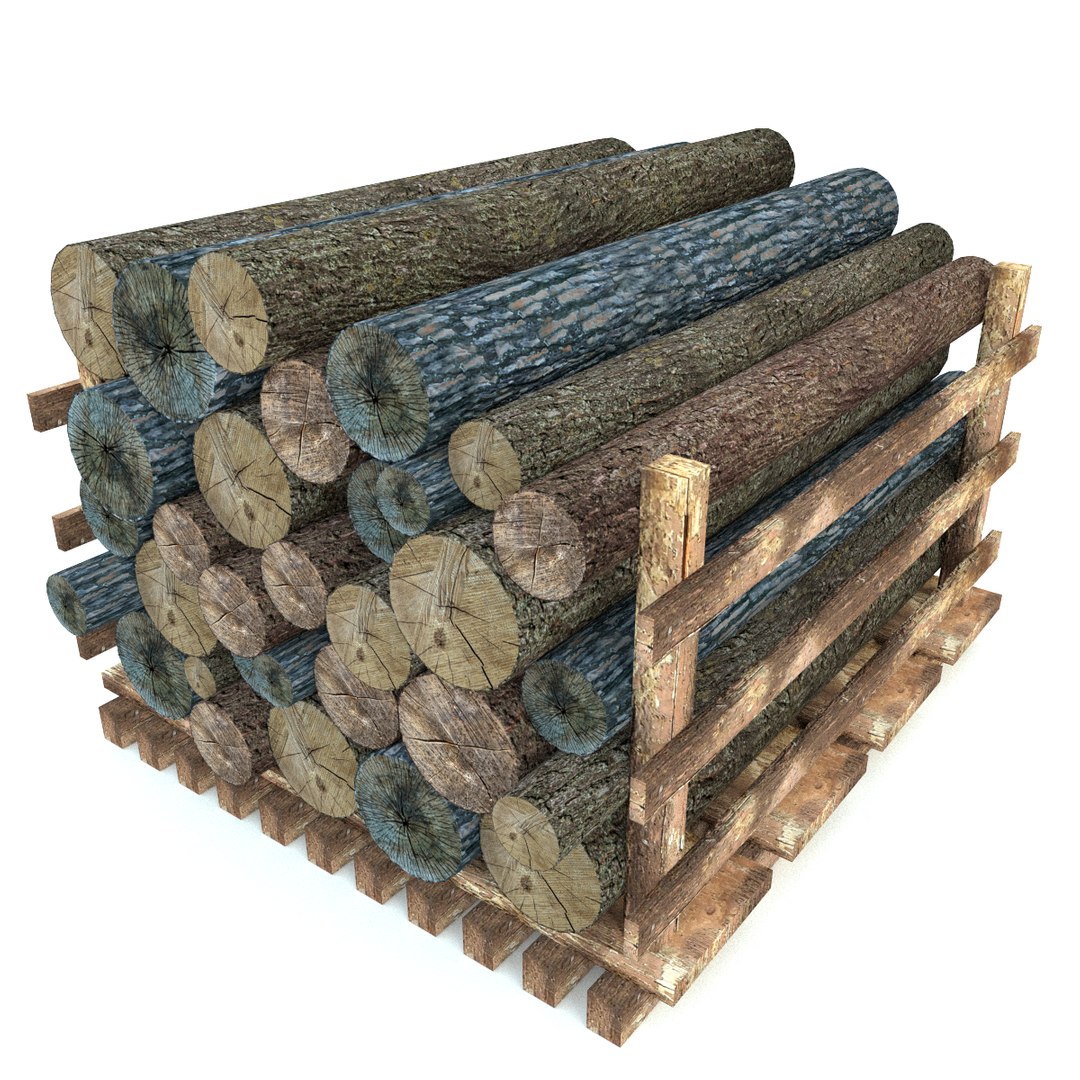 3d Model Wood Log
