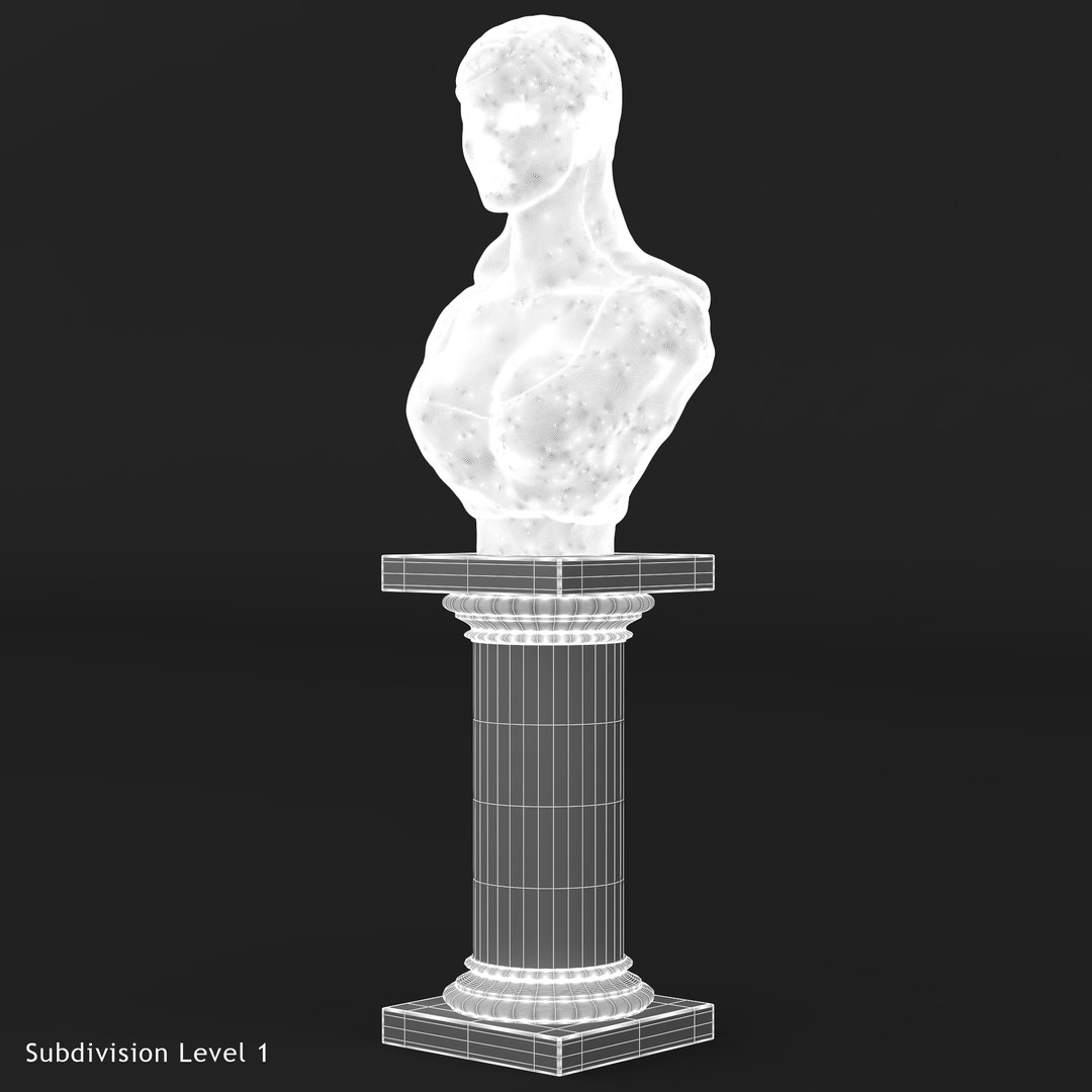 marble sculpture 3d model