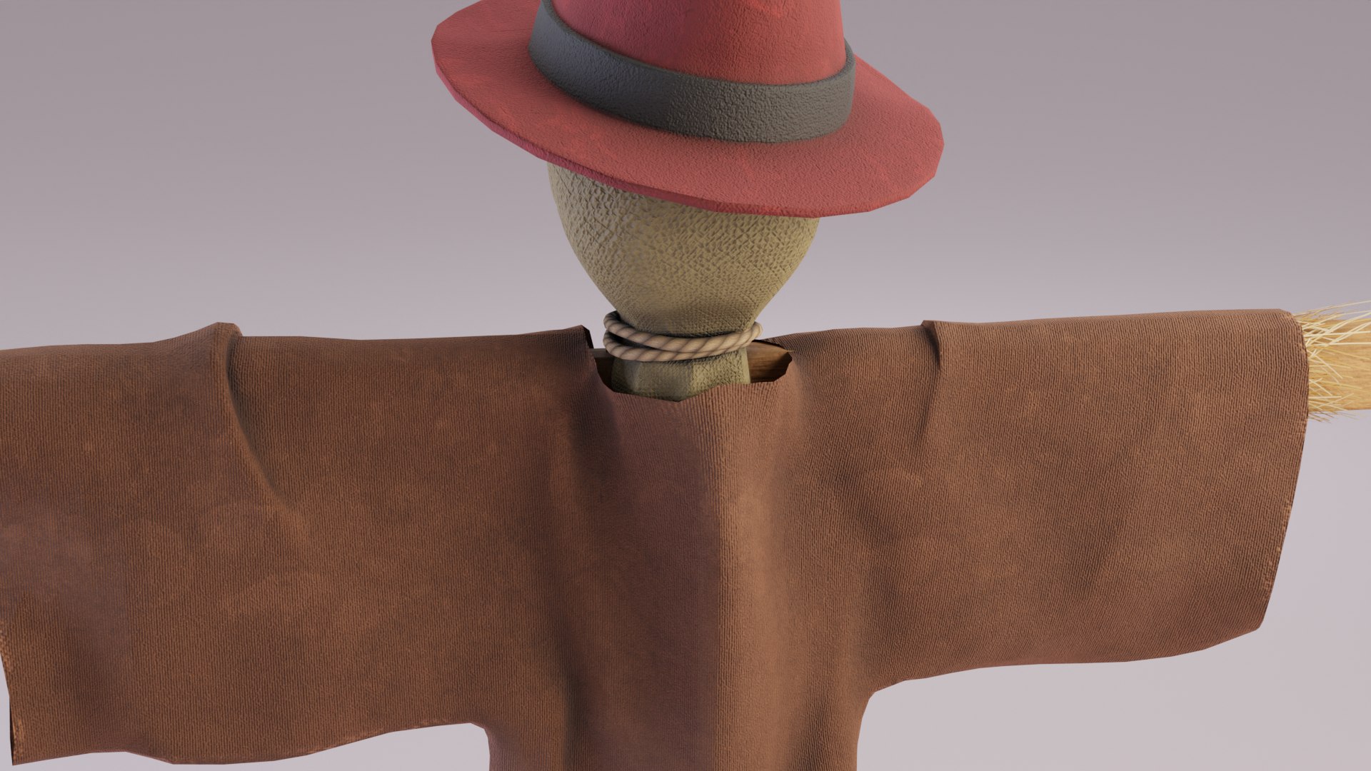 3D Model Scarecrow Crow Scare - TurboSquid 1583609