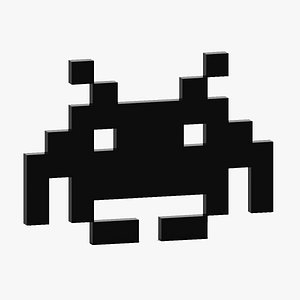 Space Invaders STL Models for Download | TurboSquid