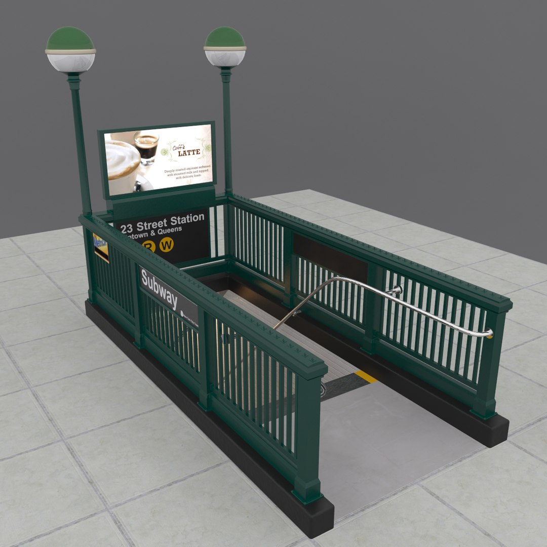Subway Entrance 3ds
