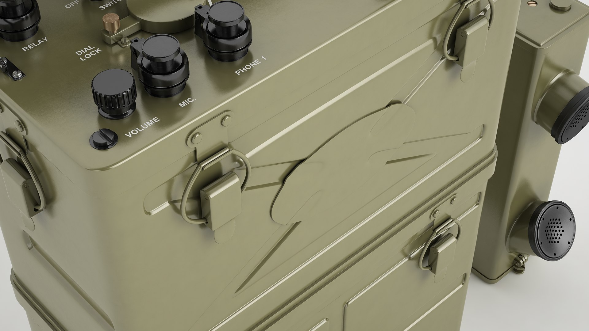 Military Radio SCR-300 04 model - TurboSquid 1813948