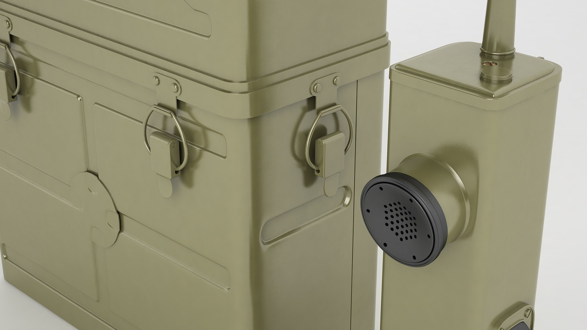 Military Radio SCR-300 04 Model - TurboSquid 1813948