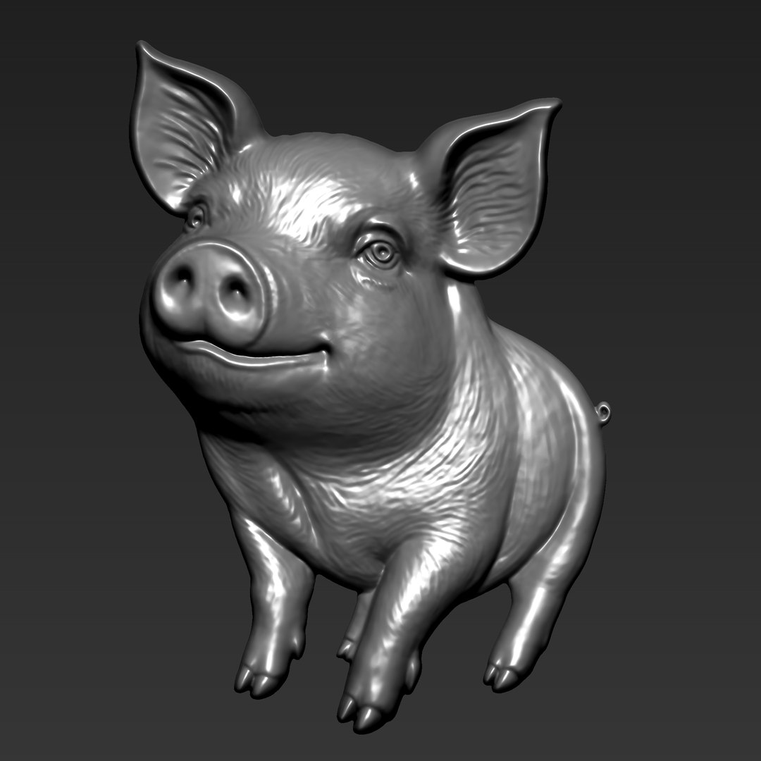 3D Pig Model - TurboSquid 2434931
