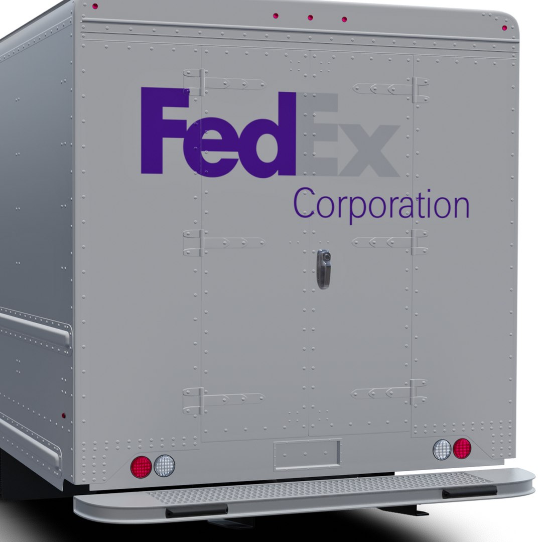 3D Model Fedex Corporation Delivery Step Van - TurboSquid 1410394