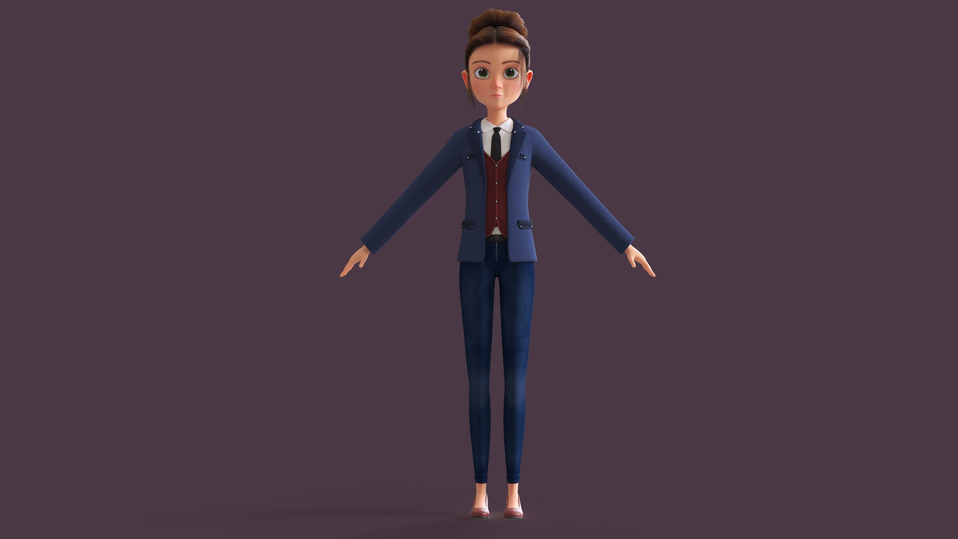 3D CARTOON MOTHER 3 - Rigged WOMAN Model - TurboSquid 1997228