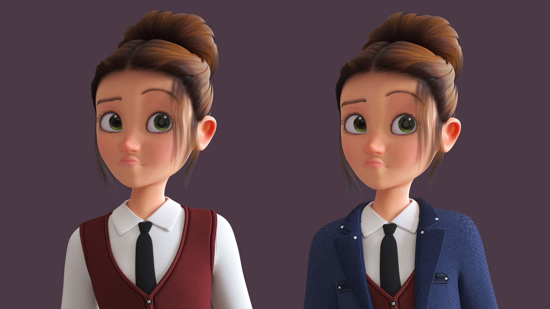 3D CARTOON MOTHER 3 - Rigged WOMAN Model - TurboSquid 1997228