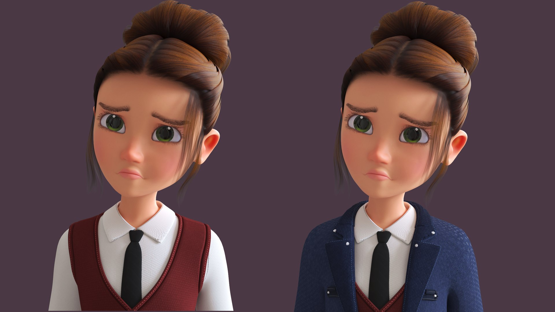 3D CARTOON MOTHER 3 - Rigged WOMAN Model - TurboSquid 1997228