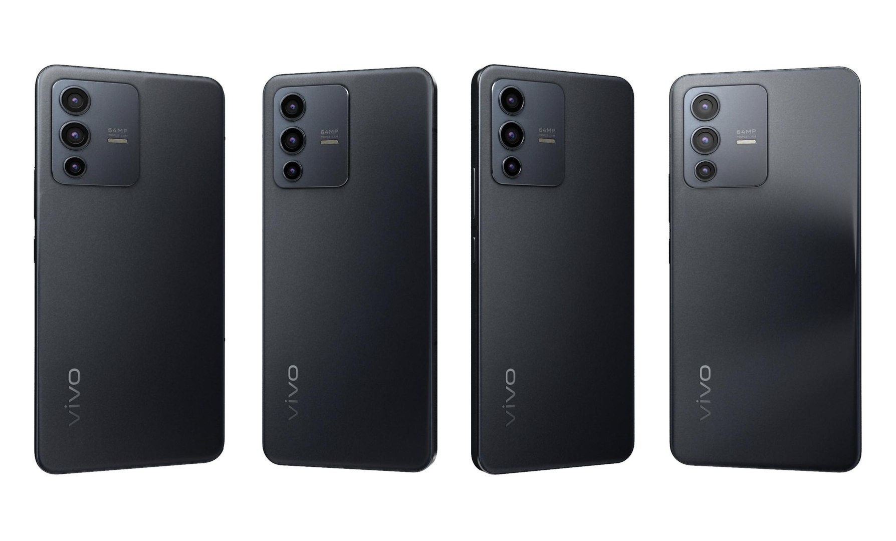 3D Vivo V23 5G Black Model - TurboSquid 1985893