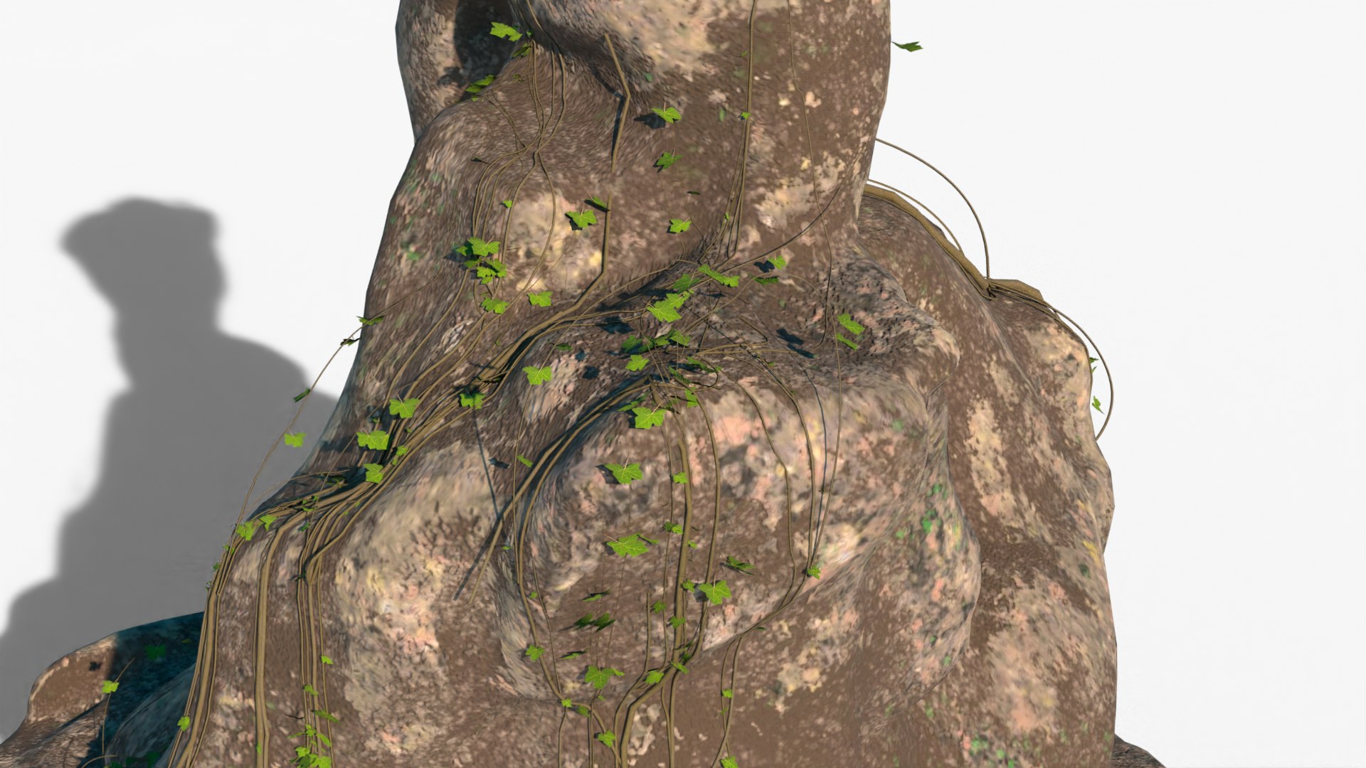 3D 4K realistic Rock Ivy Low-poly 3D model - TurboSquid 2088024