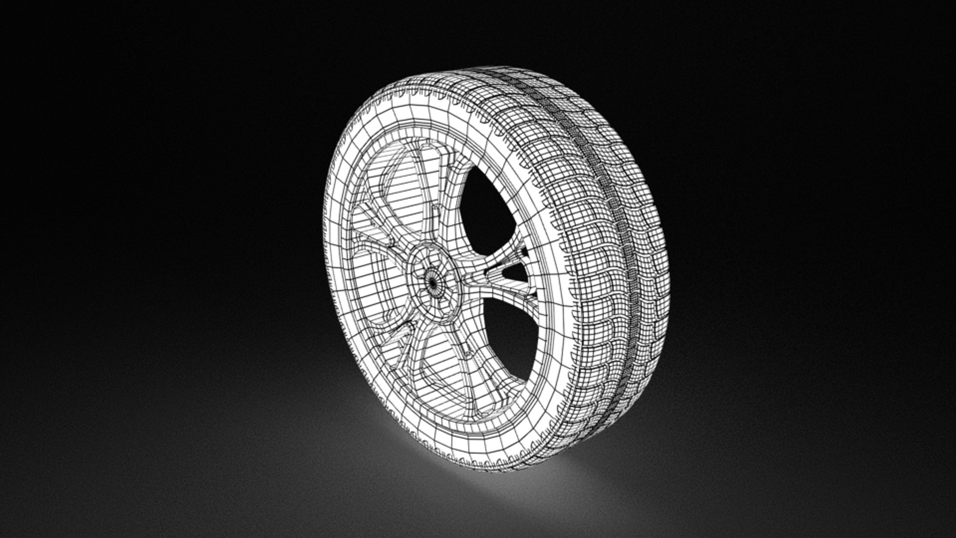 Car Wheel 3D Model - TurboSquid 1344058