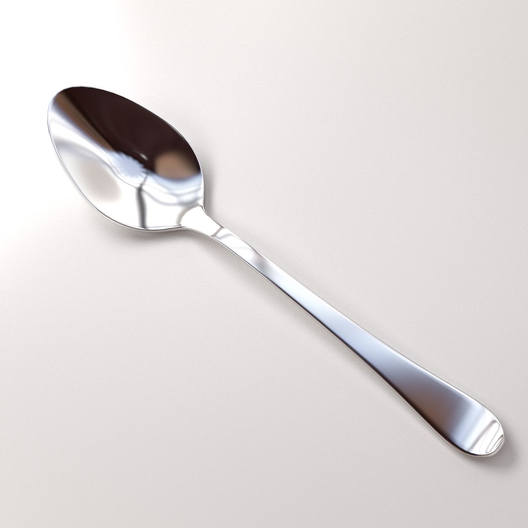 3d Model Of Spoon