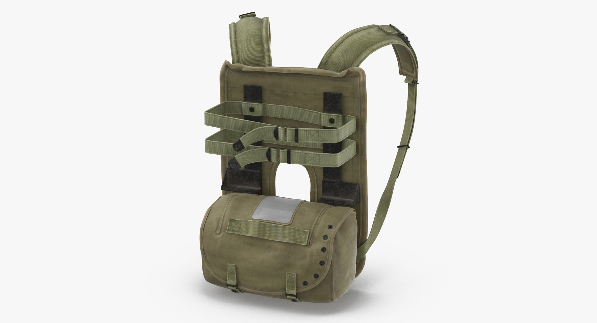 Prc Portable Transceiver Pack 3D Model - TurboSquid 1196699