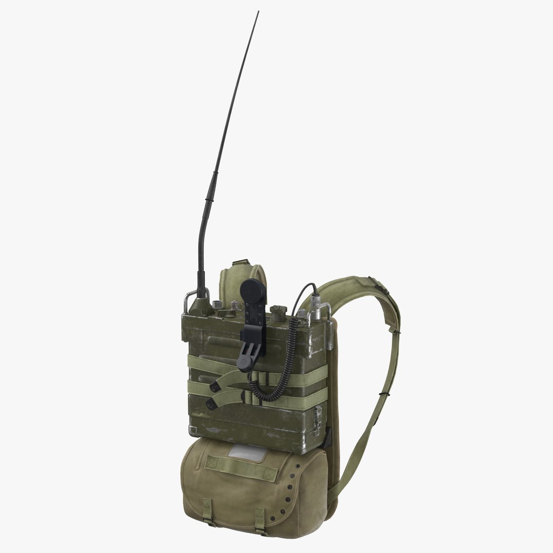 Prc Portable Transceiver Pack 3D Model - TurboSquid 1196699