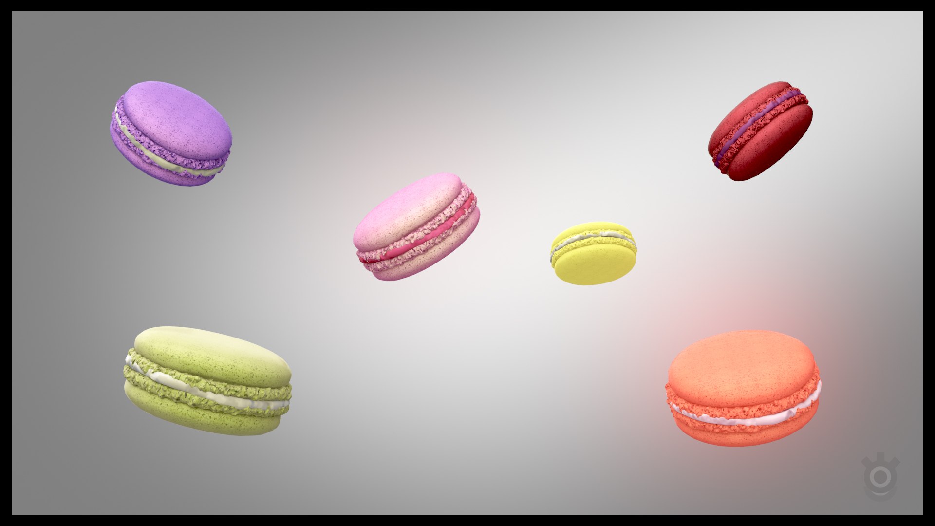 3D macaron - TurboSquid 1221686